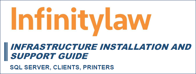 Infrastructure Installation & Support Guide