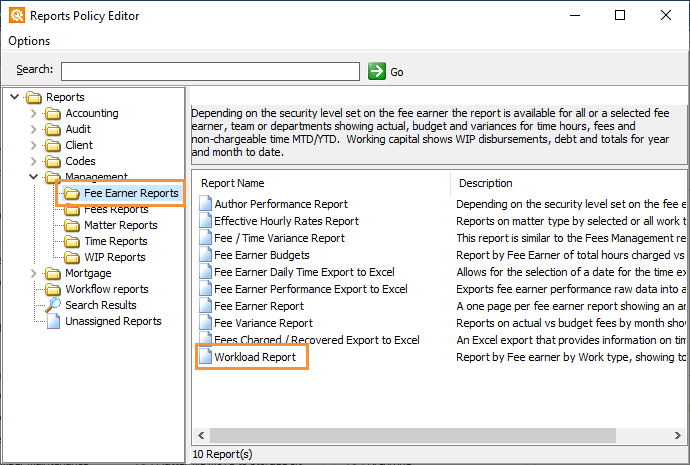 Reports - Access to Reports